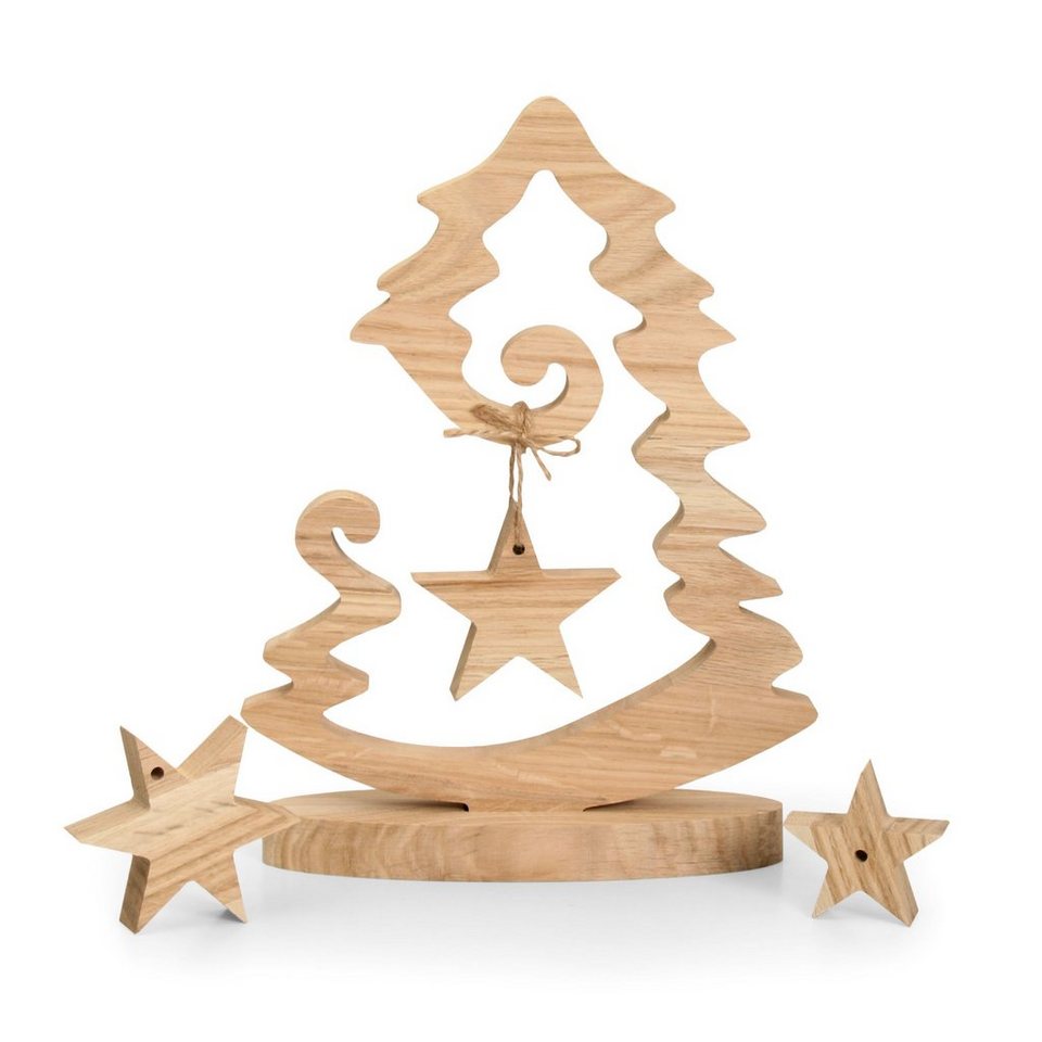 Kreative Feder Dekoobjekt Weihnachtsbaum Aufsteller „ornament Im Set