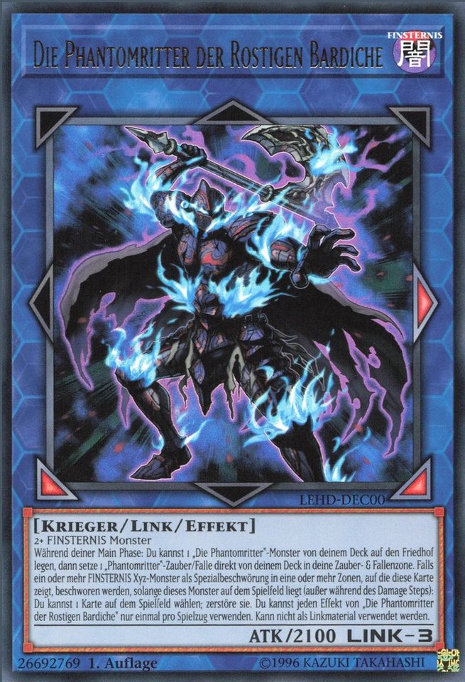 Recollectibles Sammelkarte Yugioh Karte Die Phantomritter Der Rostigen