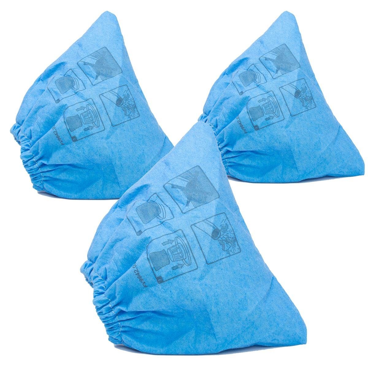 FixedByU Staubsaugerbeutel 3 Stofffilter Filterbeutel passend für Nass Trockensauger NTS PWD 12 ...