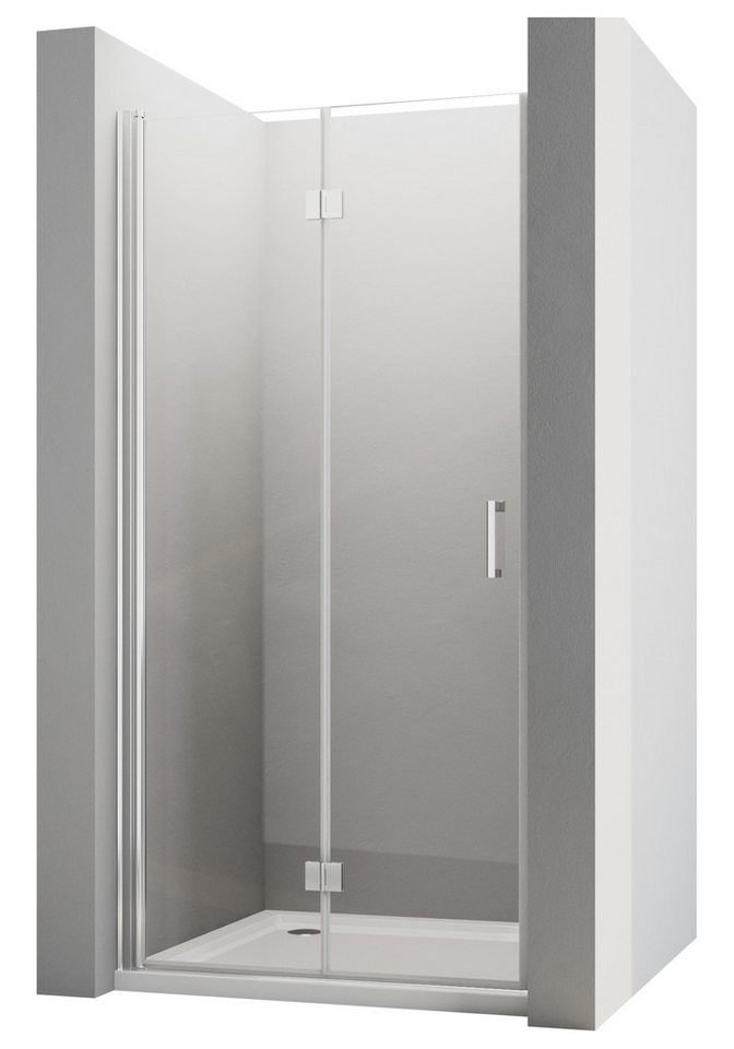 Boromal Dusch Drehtür Nischentür Dusche 70 120cm Duschtür Faltbar
