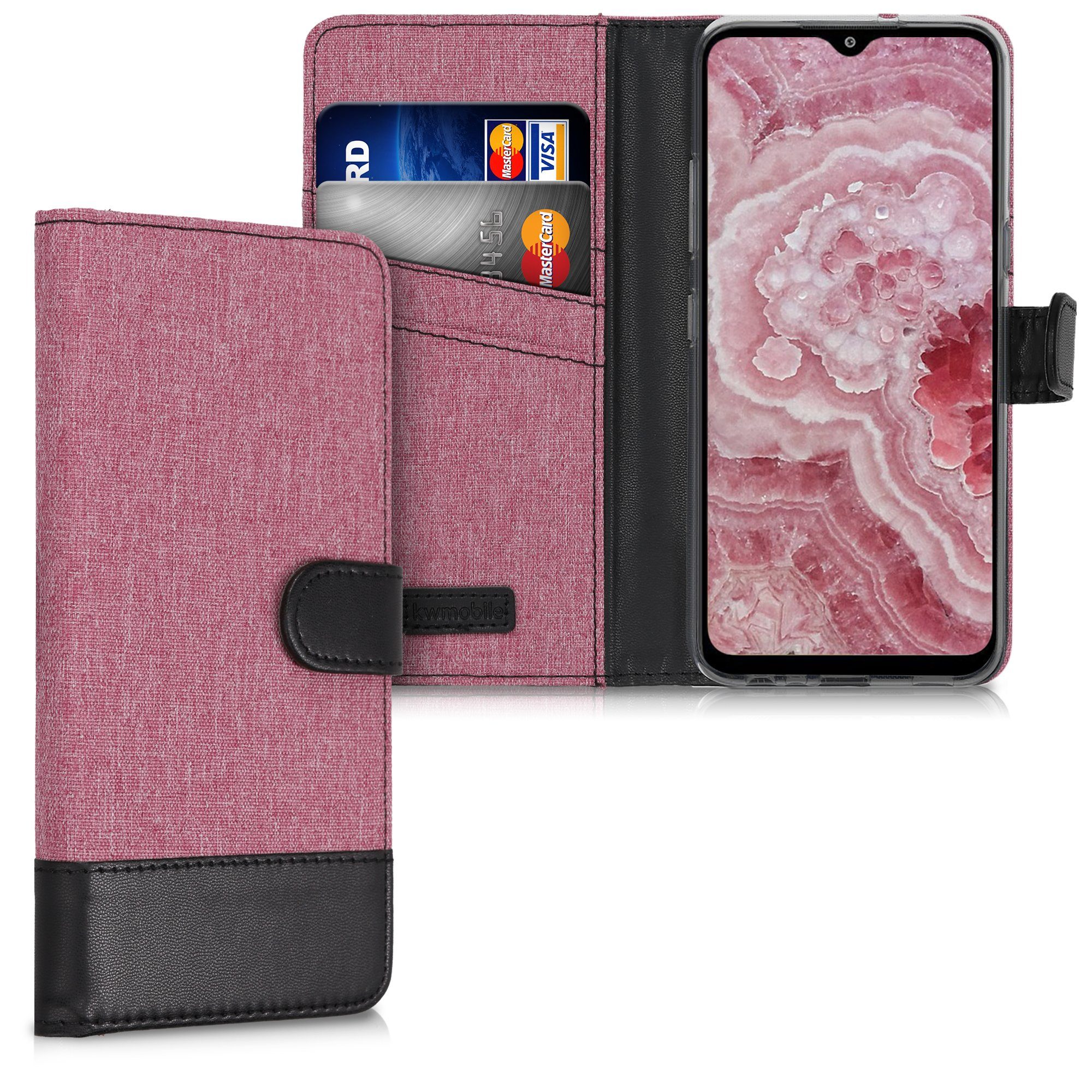 Kwmobile Handyhülle Hülle Für Lg K41s Kunstleder Handy Wallet Case