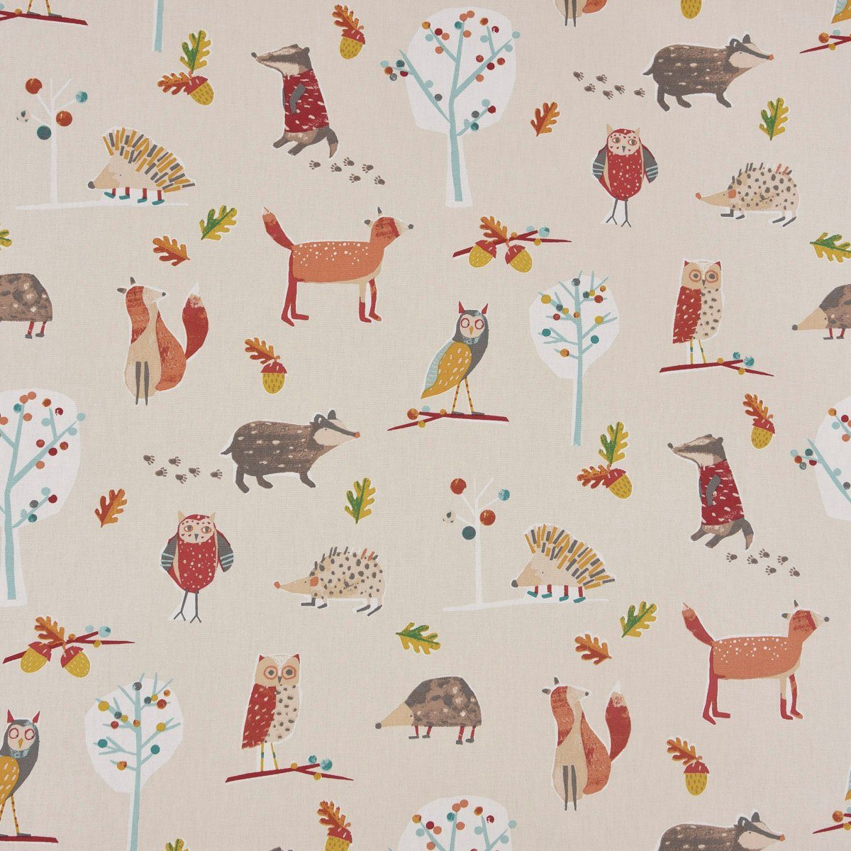 Prestigious Textiles Stoff Dekostoff Baumwolle Herbie Butterscotch
