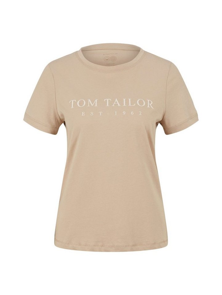 Tom Tailor T Shirt 1 Tlg Plainohne Details Stickerei Weiteres