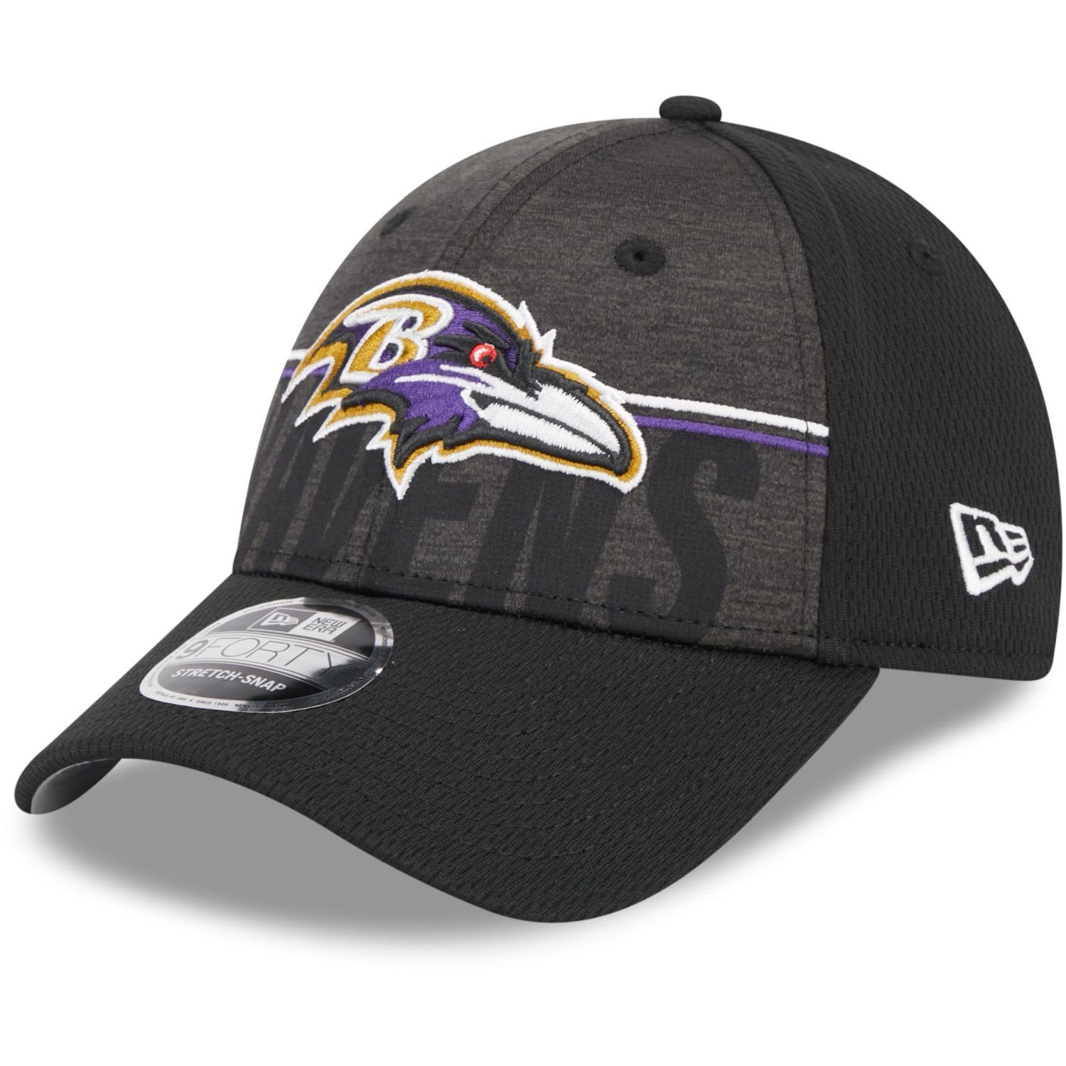 New Era Baseball Cap 9FORTY Stretch TRAINING 2023 Baltimore Ravens ...
