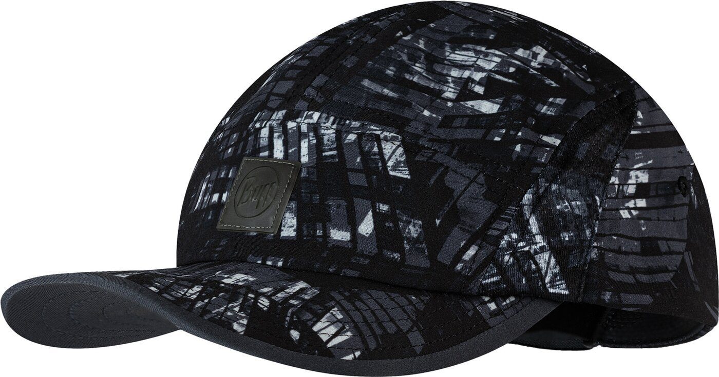 Buff Baseball Cap 5 Panel Go Cap BLACK