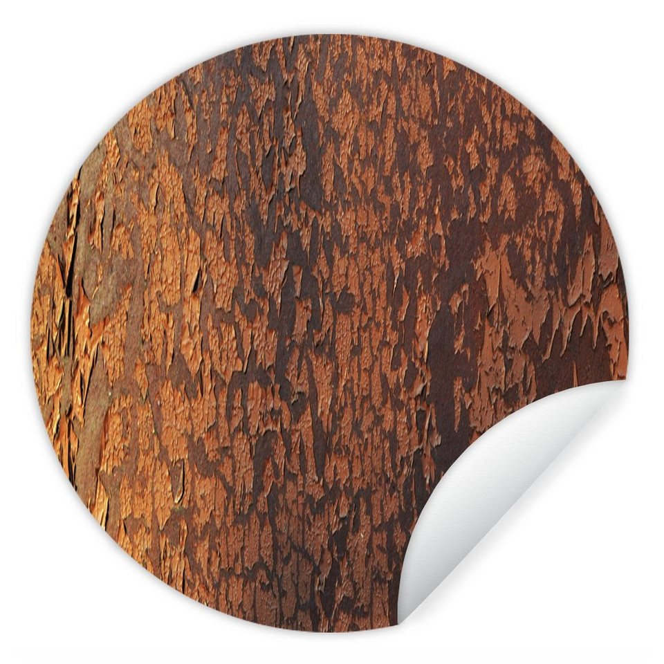 Muchowow Wandsticker Rost Braun Orange Metall Muster Struktur