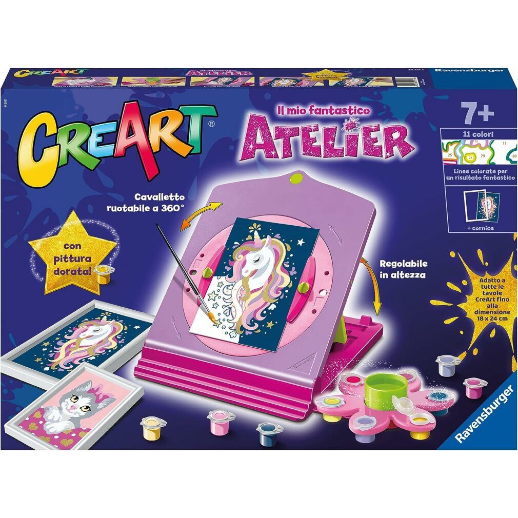Ravensburger Malen nach Zahlen CreArt Atelier - Einhorn