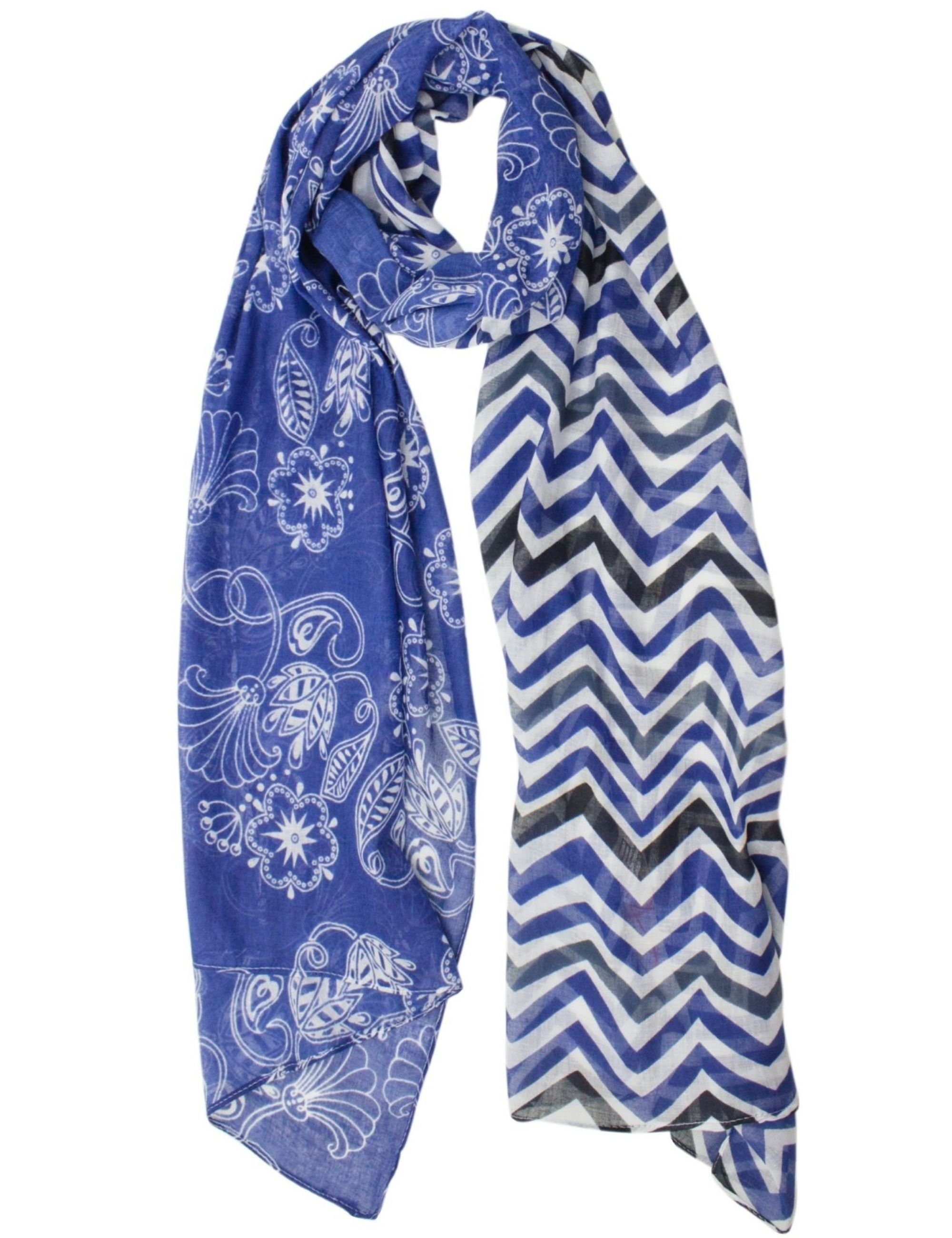 Sunsa Modeschal Damen Schal Tuch Baumwolle Halstuch Sommer Scarf Als