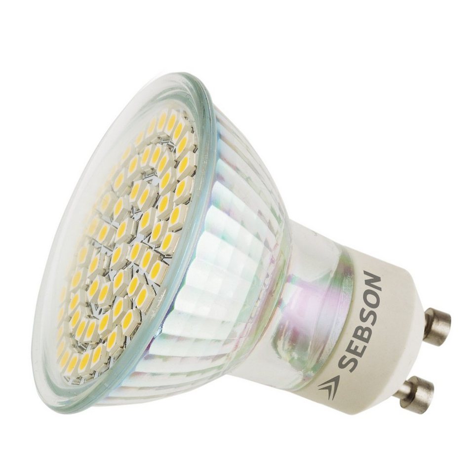 SEBSON LED-Leuchtmittel LED GU10 Lampe 4W (3,5W) kaltweiß, 325lm ... SEBSON LED-Leuchtmittel LED GU10 Lampe 4W (3,5W) kaltweiß, 325lm ...