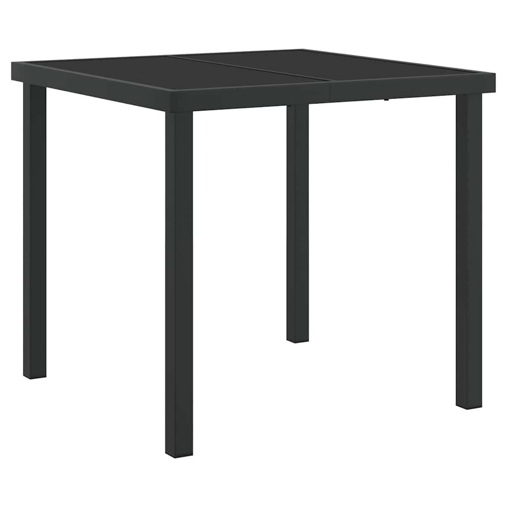 Gartentisch Metall Schwarz