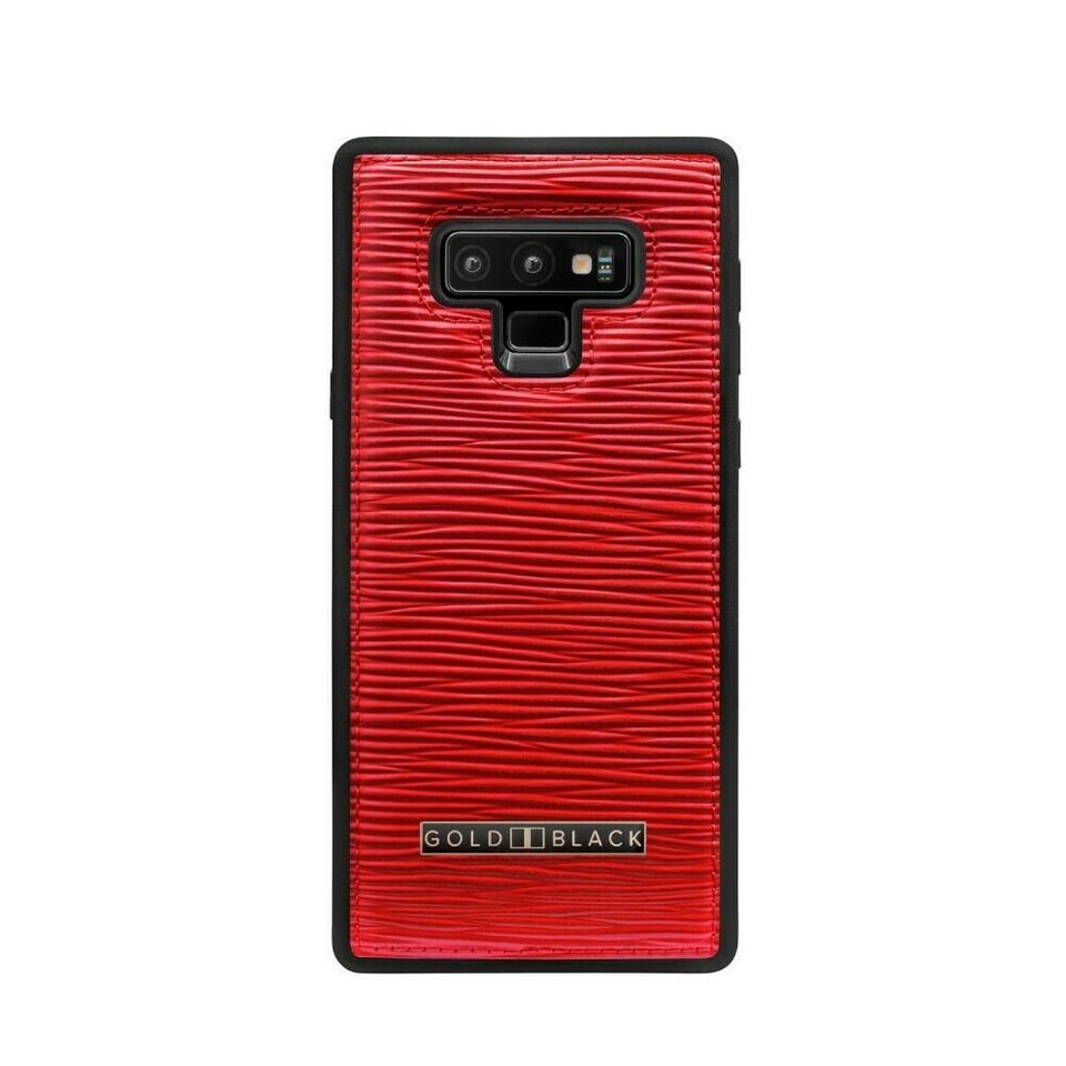 Goldblack Handyhülle Samsung Galaxy Note 9 Lederhülle Unico Rot Aus 16