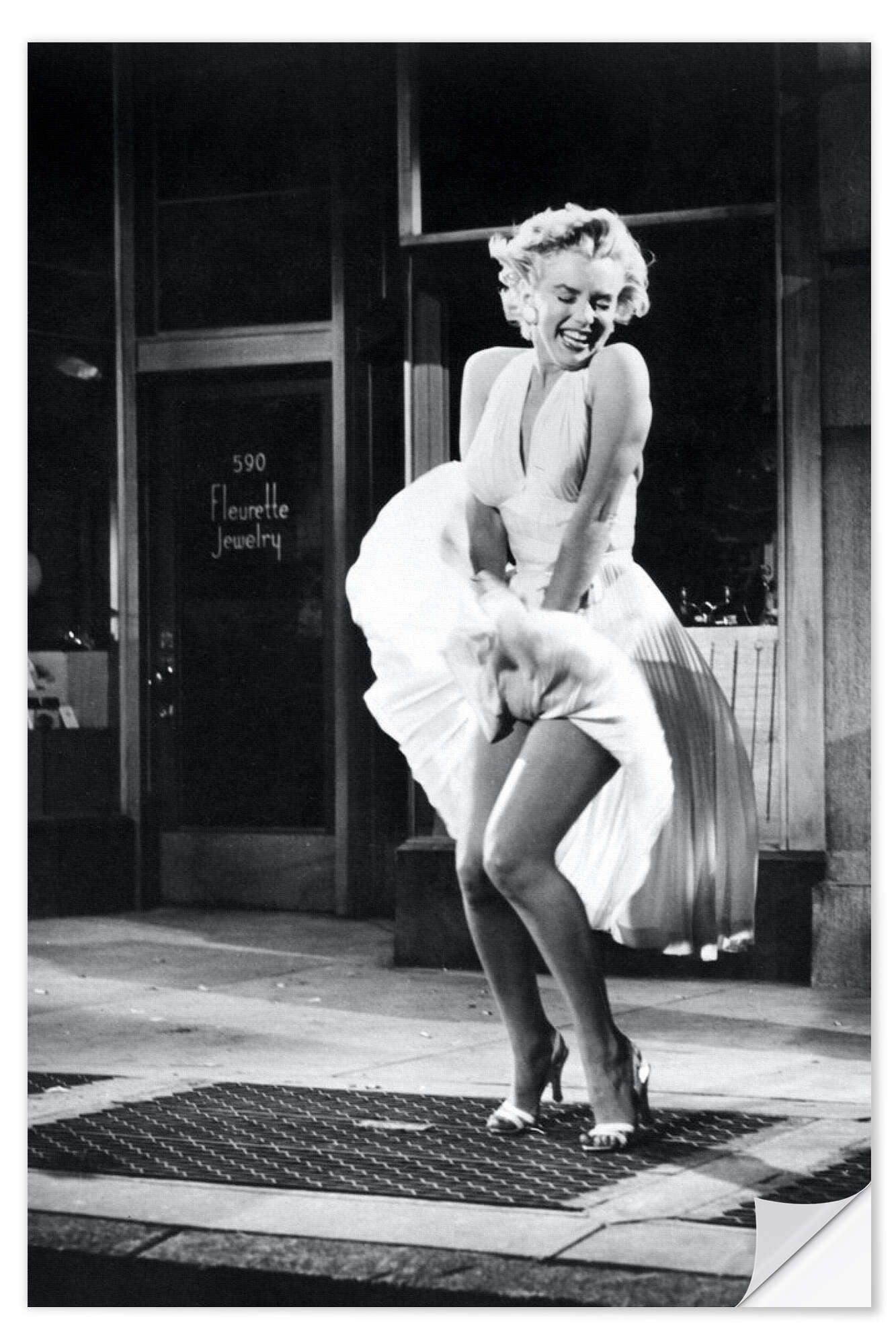 Posterlounge Wandfolie Celebrity Collection Marilyn The Seven Year