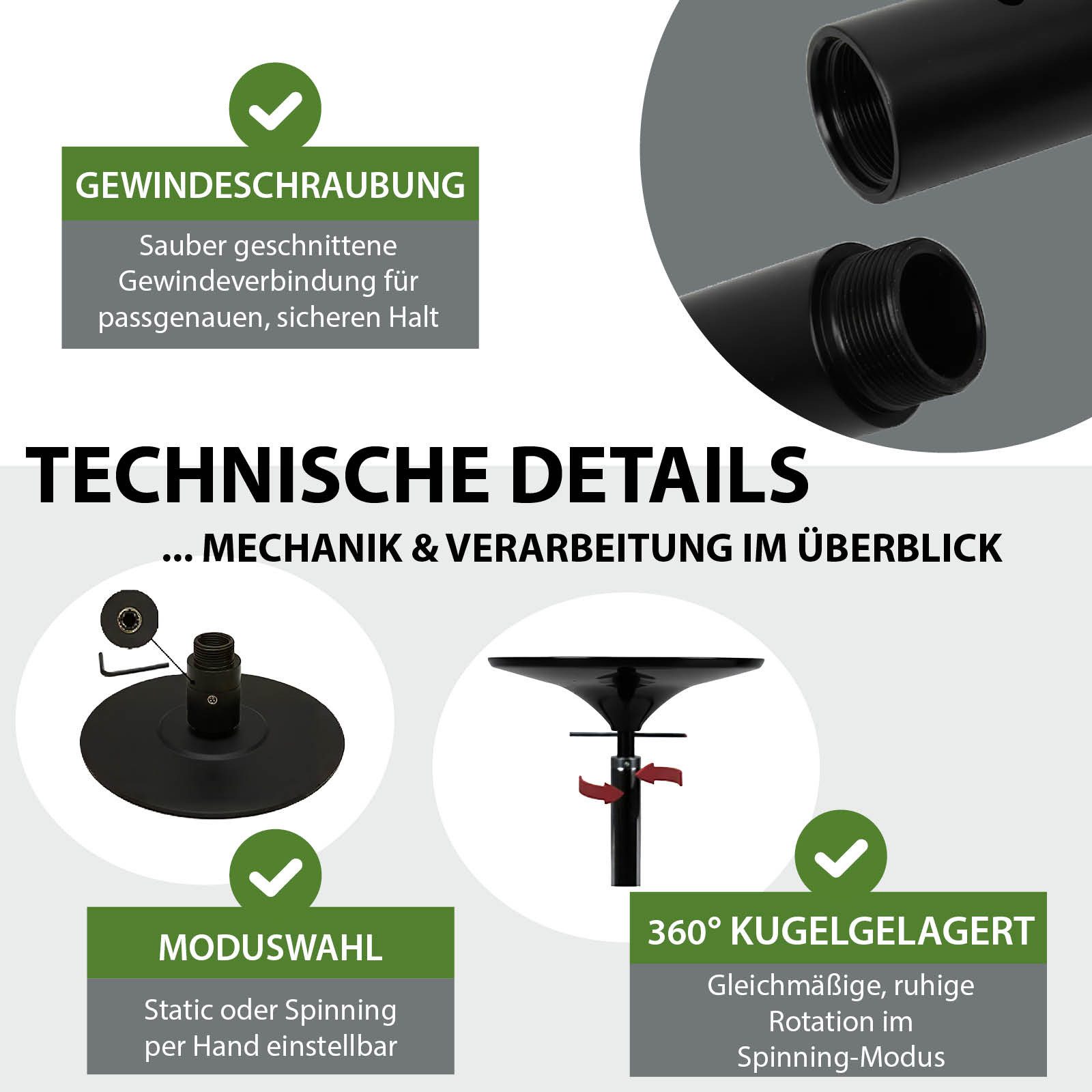 TRUTZHOLM Pole Dance Stange Pole Dance Tanzstange 220-274 cm Tabledance ...