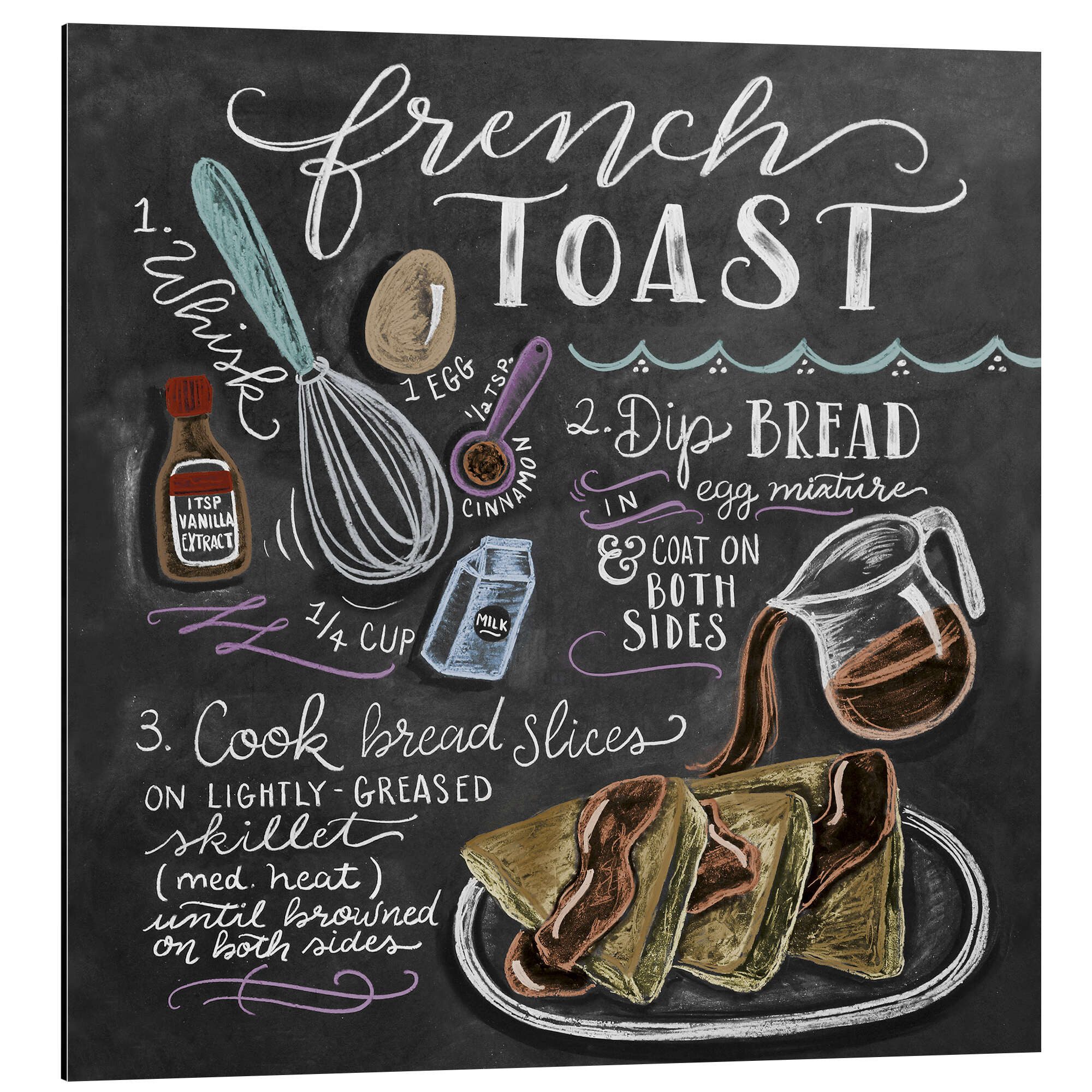 Posterlounge Alu Dibond Druck Lily And Val French Toast Rezept Englisch