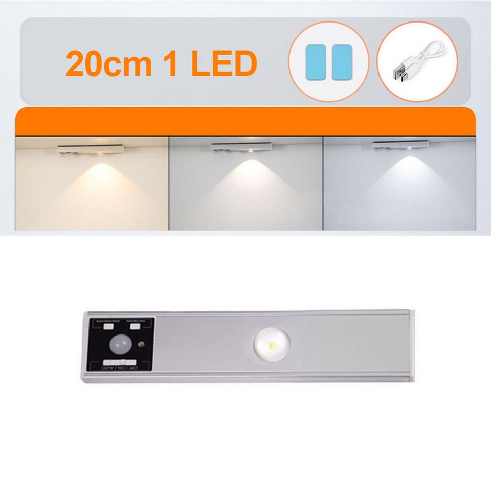 Mupoo Led Unterbauleuchte Unterschrank Beleuchtung Magnetischkabellose