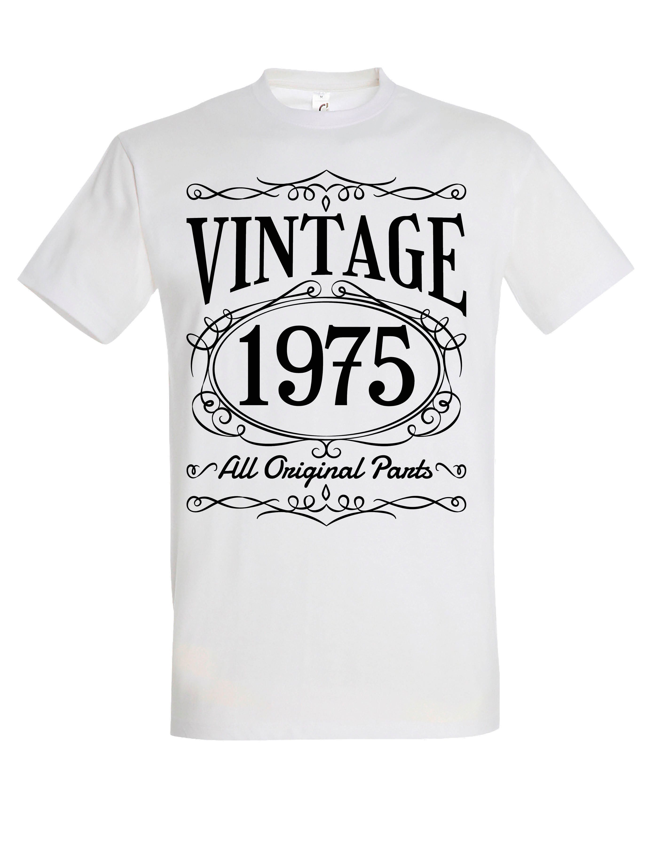Youth Designz Print-Shirt Herren Grafik T-Shirt Vintage 1975 Geburtstag Geschenk Statement Print ...