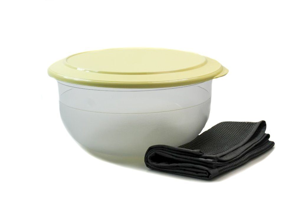 TUPPERWARE Back-Set Tafelperle 6,0L Hellgelb Maxi Classic + GLASTUCH