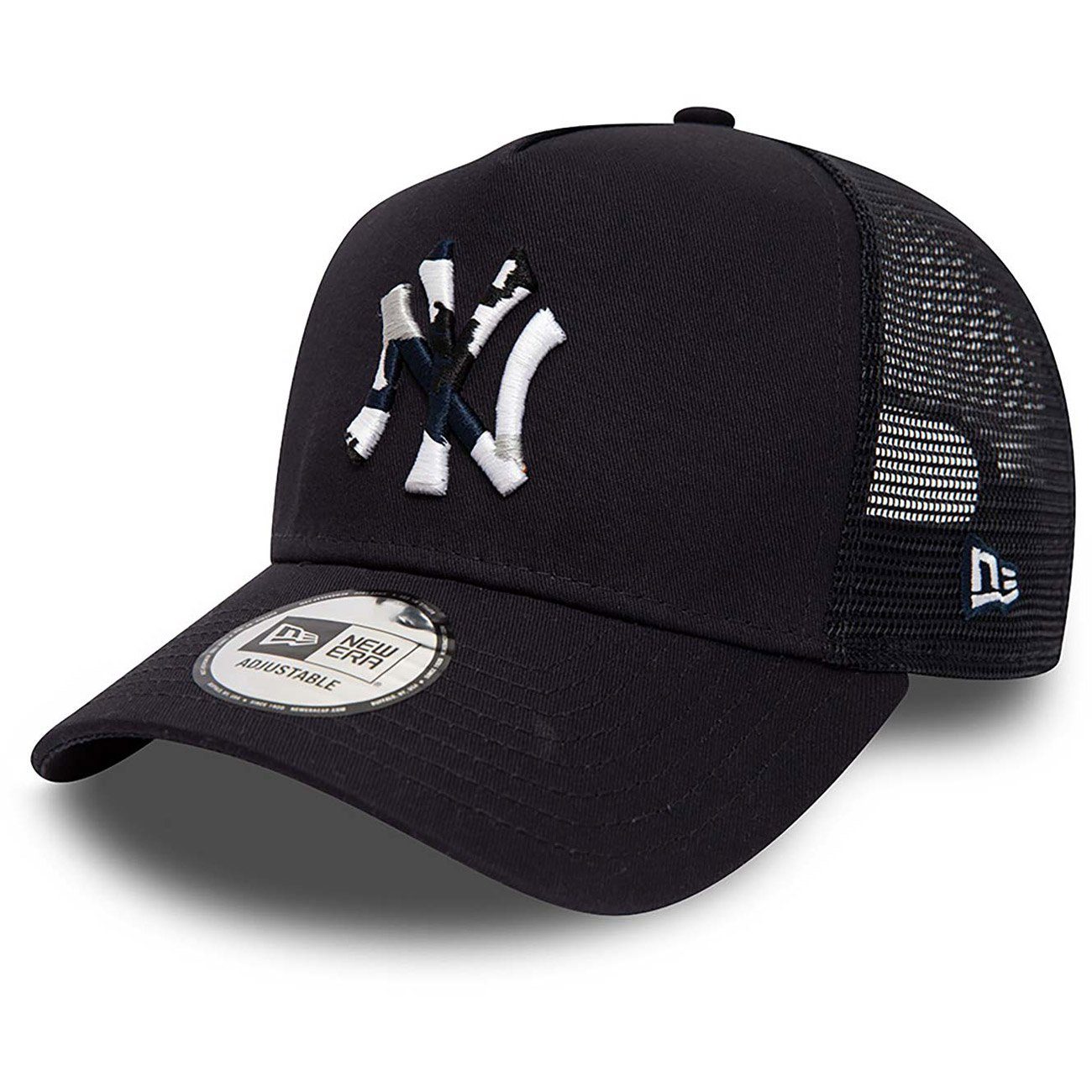 New Era Trucker Cap AFrame Trucker INFILL New York Yankees