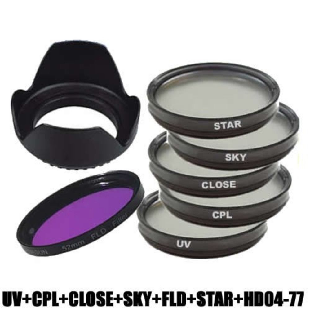 Dynasun Filter UV+CPL+CL+SKY+FLD+STR+HD Durchmesser 77 Foto-Filter-Sets (UV-Ultraviolett ...
