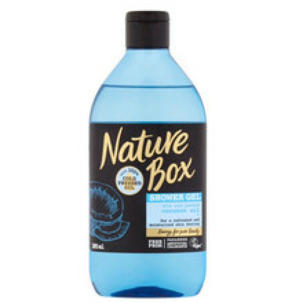 Nature Box Duschgel Natural Shower Gel Coconut Oil (Shower Gel) 385ml, Unisex