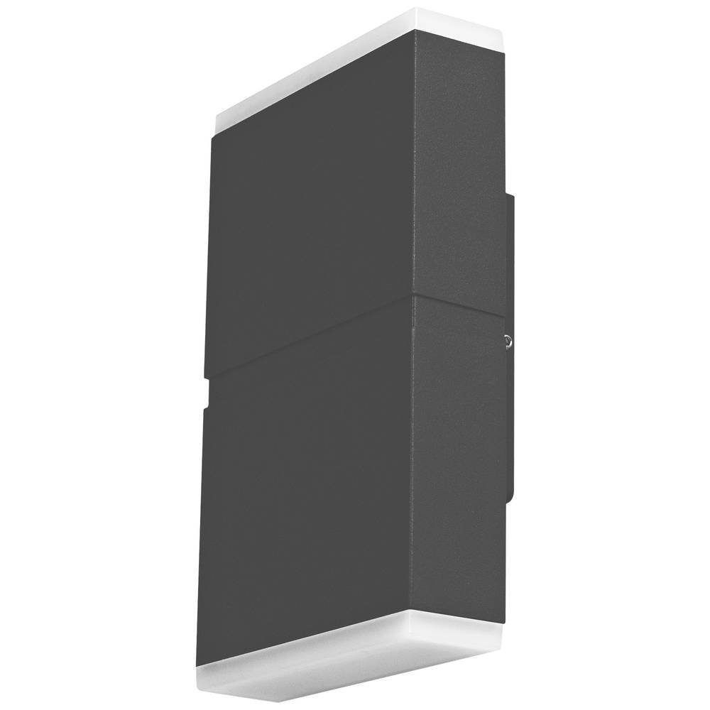Megatron Außen-Wandleuchte Megatron PLATO L MT69016 LED-Außenwandleuchte LED 14 W Schwarz ...
