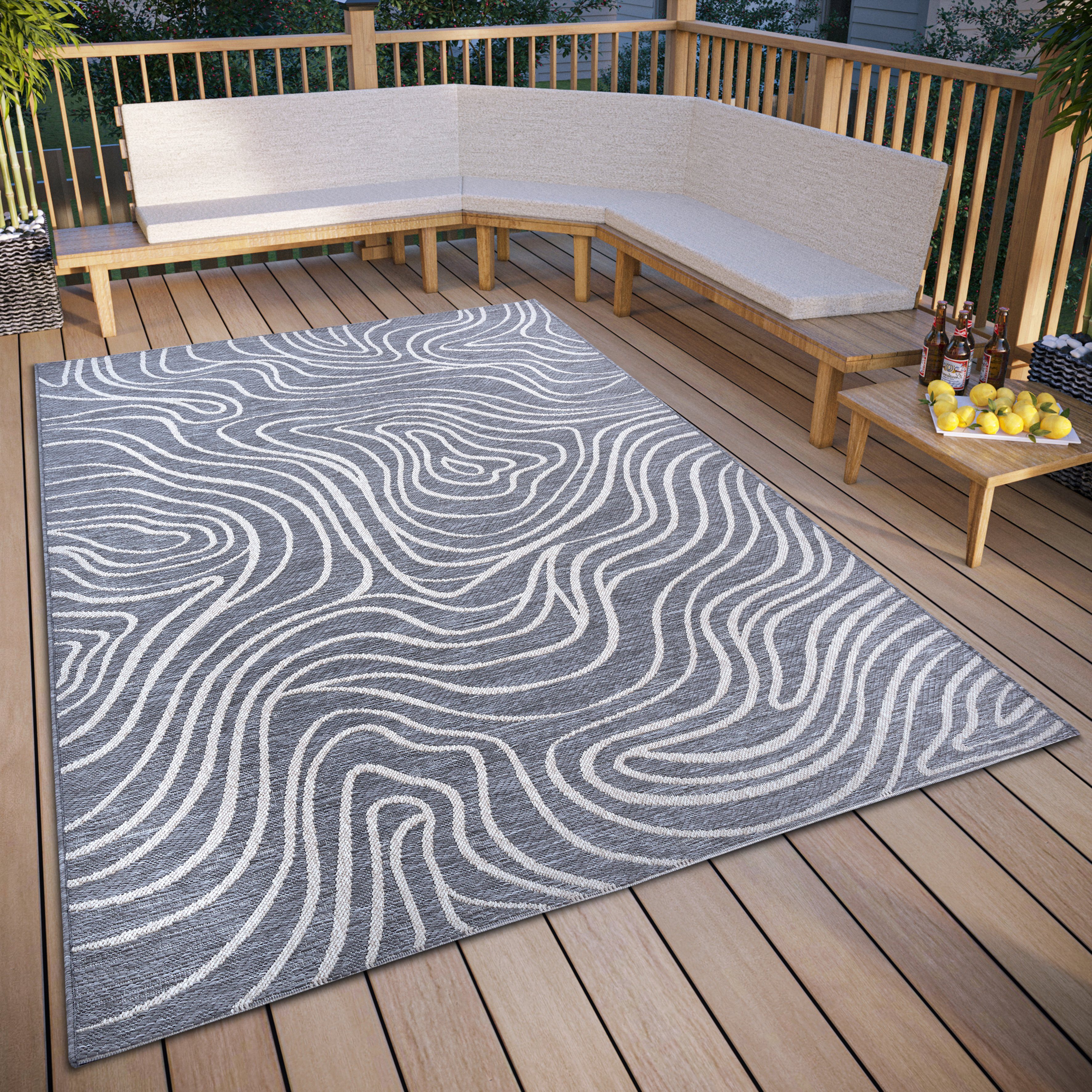 Teppich Calé Elle Decoration Rechteckig Höhe 4 Mm In And Outdoor