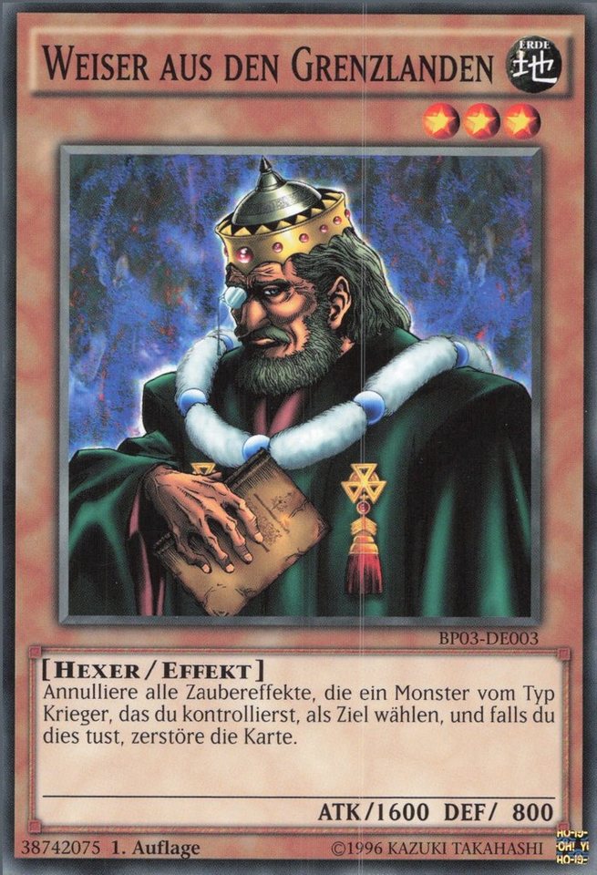 Recollectibles Sammelkarte Yugioh Karte Weiser Aus Den Grenzlanden V 1