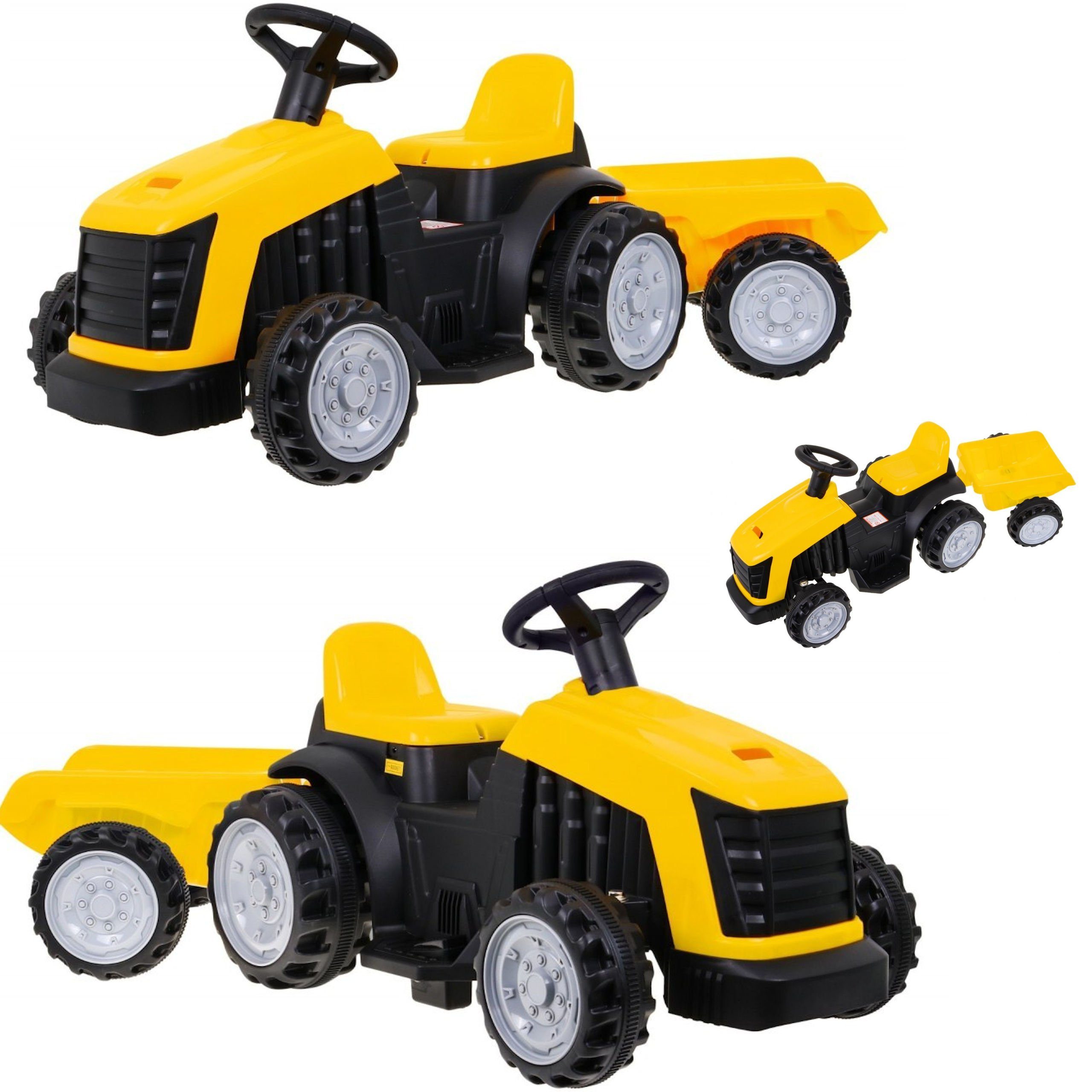 COIL Elektro-Kindertraktor Traktor mit Anhänger, Traktor, Akku ...