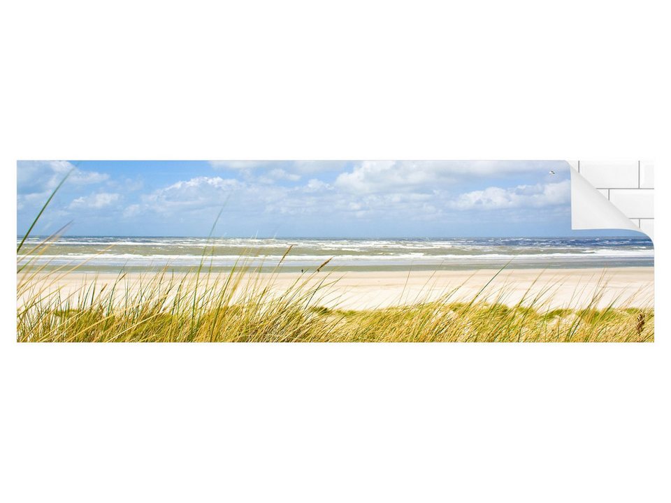 Bilderdepot24 Küchenrückwand Blau Dekor Natur Strand Meer An Der