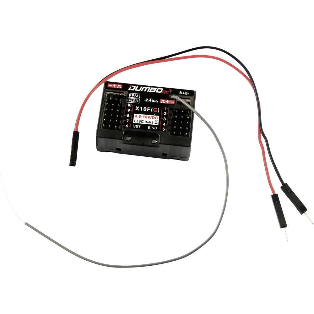 Amewi RC-Empfänger X10FG 10-Kanal Empfänger mit Gyro