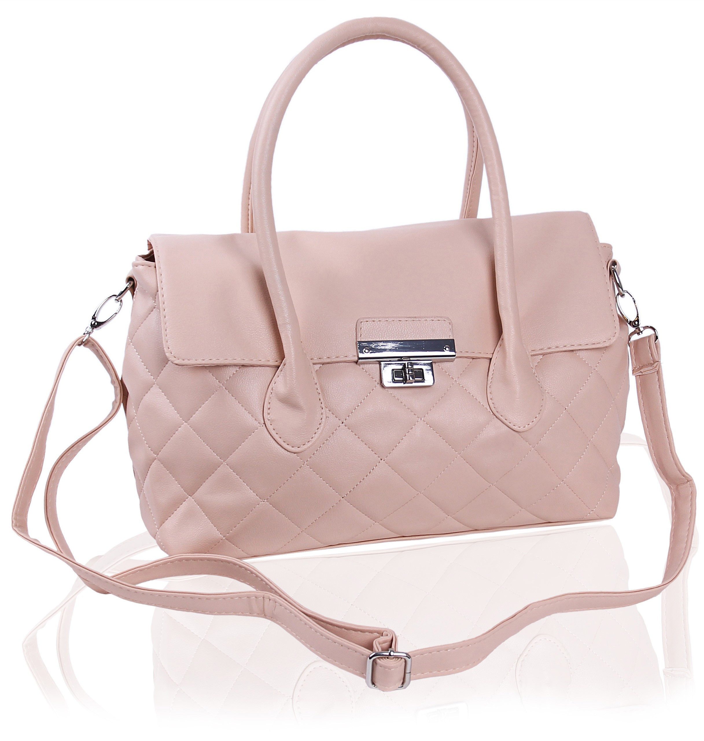 Sarcia.eu Umhängetasche Pinke, gesteppte Handtasche, Crossbody Bag ...