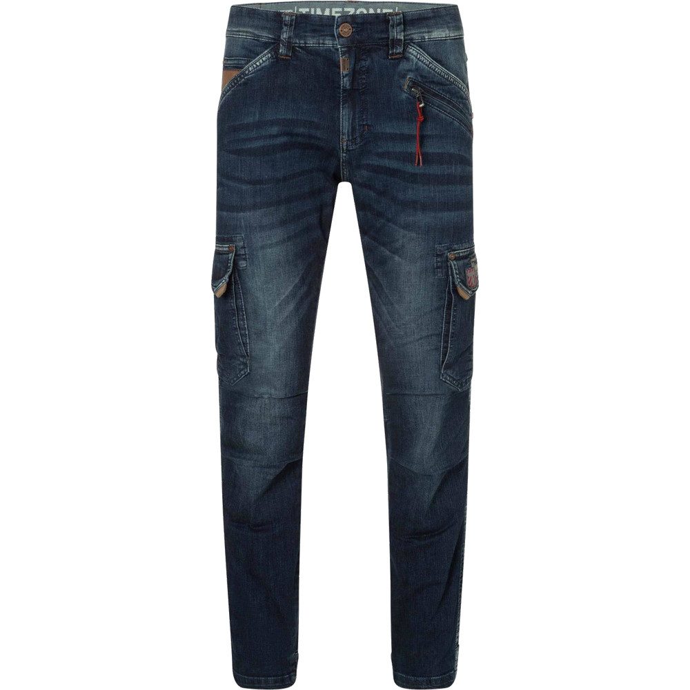Timezone Cargohose Regular Roger Rough Navy Wash Cargo Pant