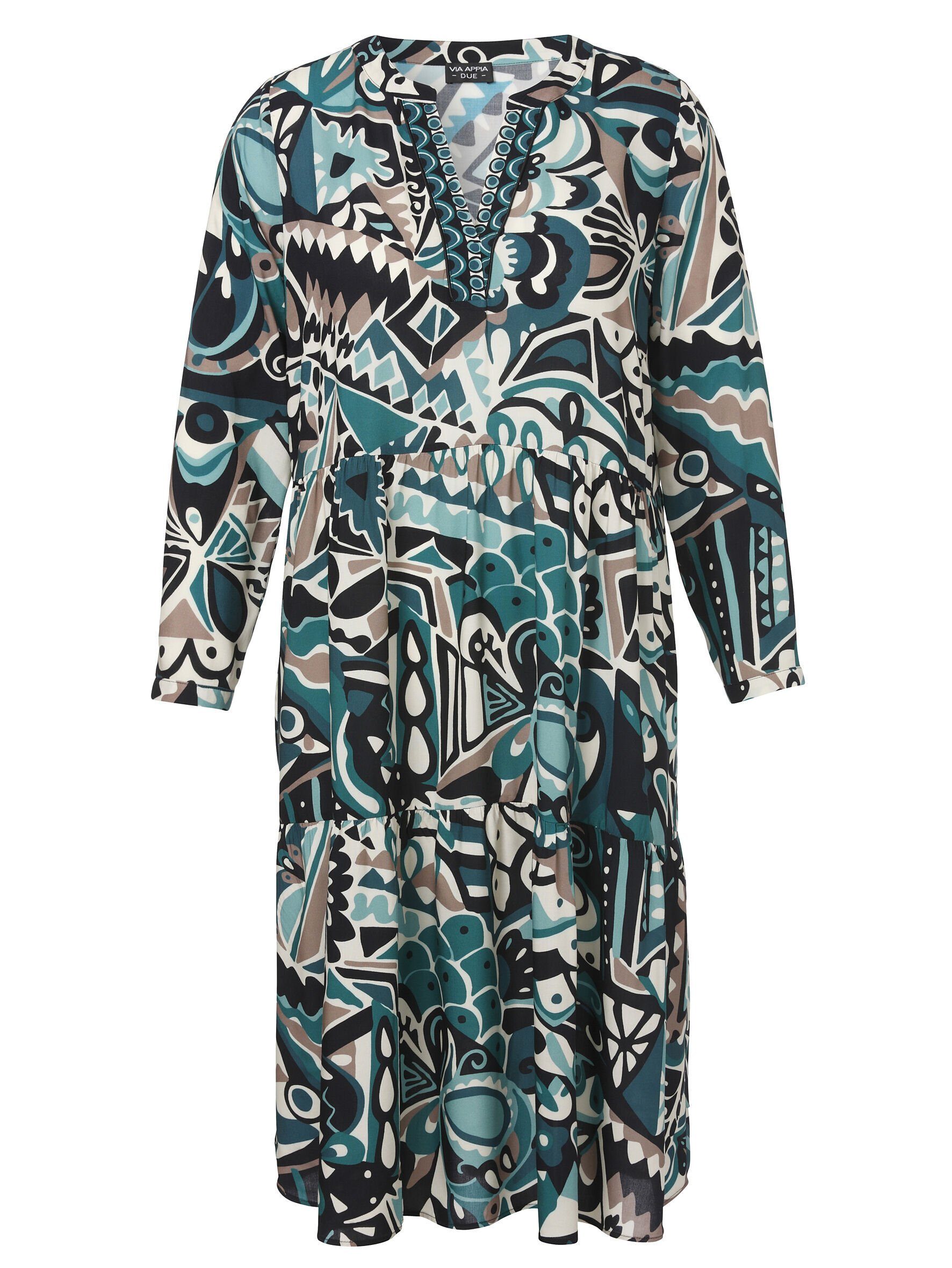 VIA APPIA DUE A-Linien-Kleid