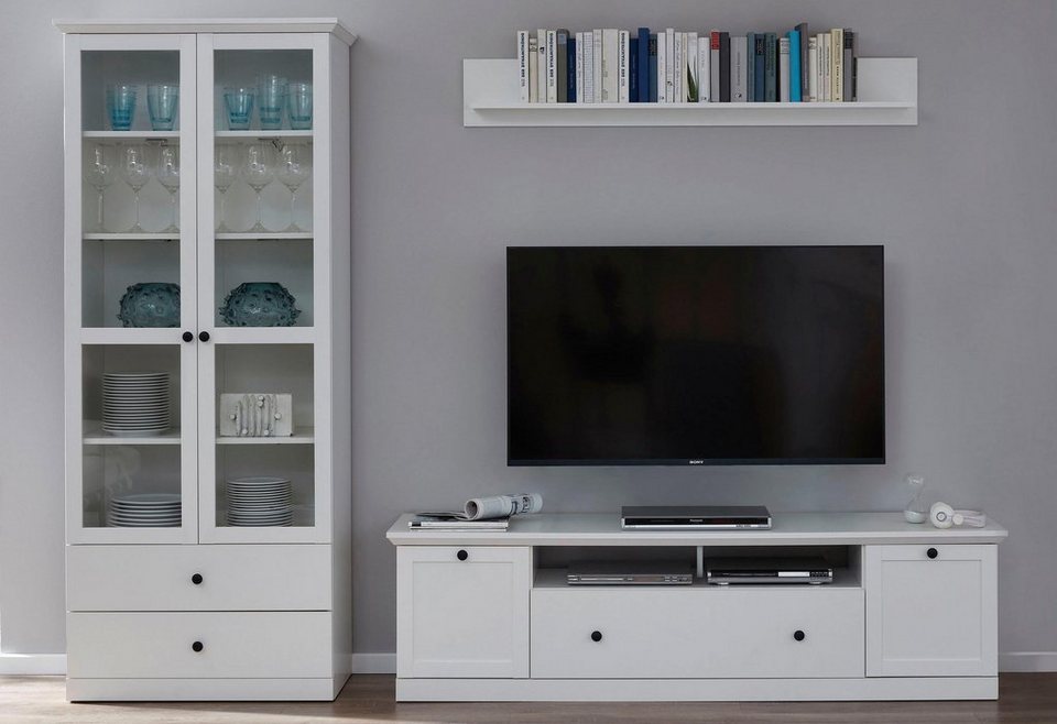 Home Affaire Wohnwand Örebro Set 3 St Zeitloser Landhausstil Mit
