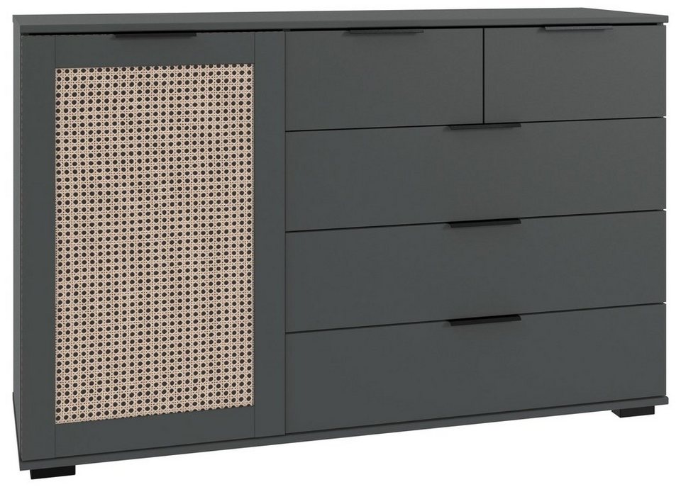 Wimex Kommode Wien Wien 1 St Kommode 130x40x83cm Graphit Wiener