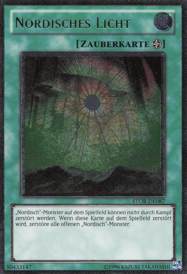 Recollectibles Sammelkarte Yugioh Karte Nordisches Licht V2 Deutsch
