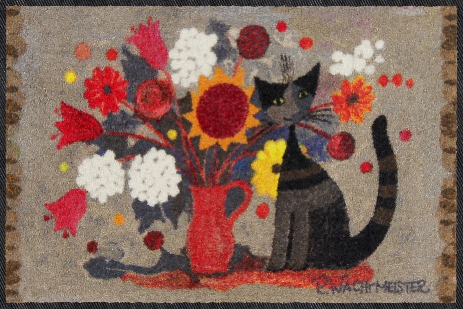 Salonloewe Fußmatte Salonloewe CALIMA Fußmatte Wohnmatte Rosina Wachtmeister 50 x 75 cm ...