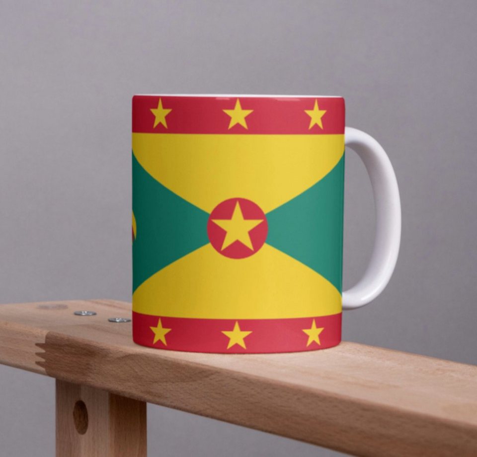 Tinisu Tasse Grenada Tasse Flagge Pot Kaffeetasse National Becher