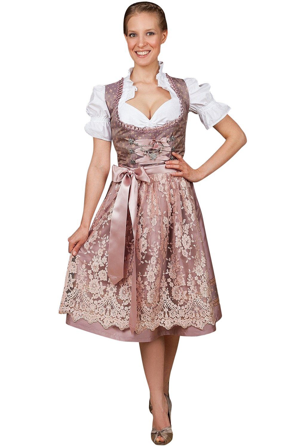 Edelnice Dirndl Madeleine, Wunderschönes Dirndl inklusive Charivari und ...