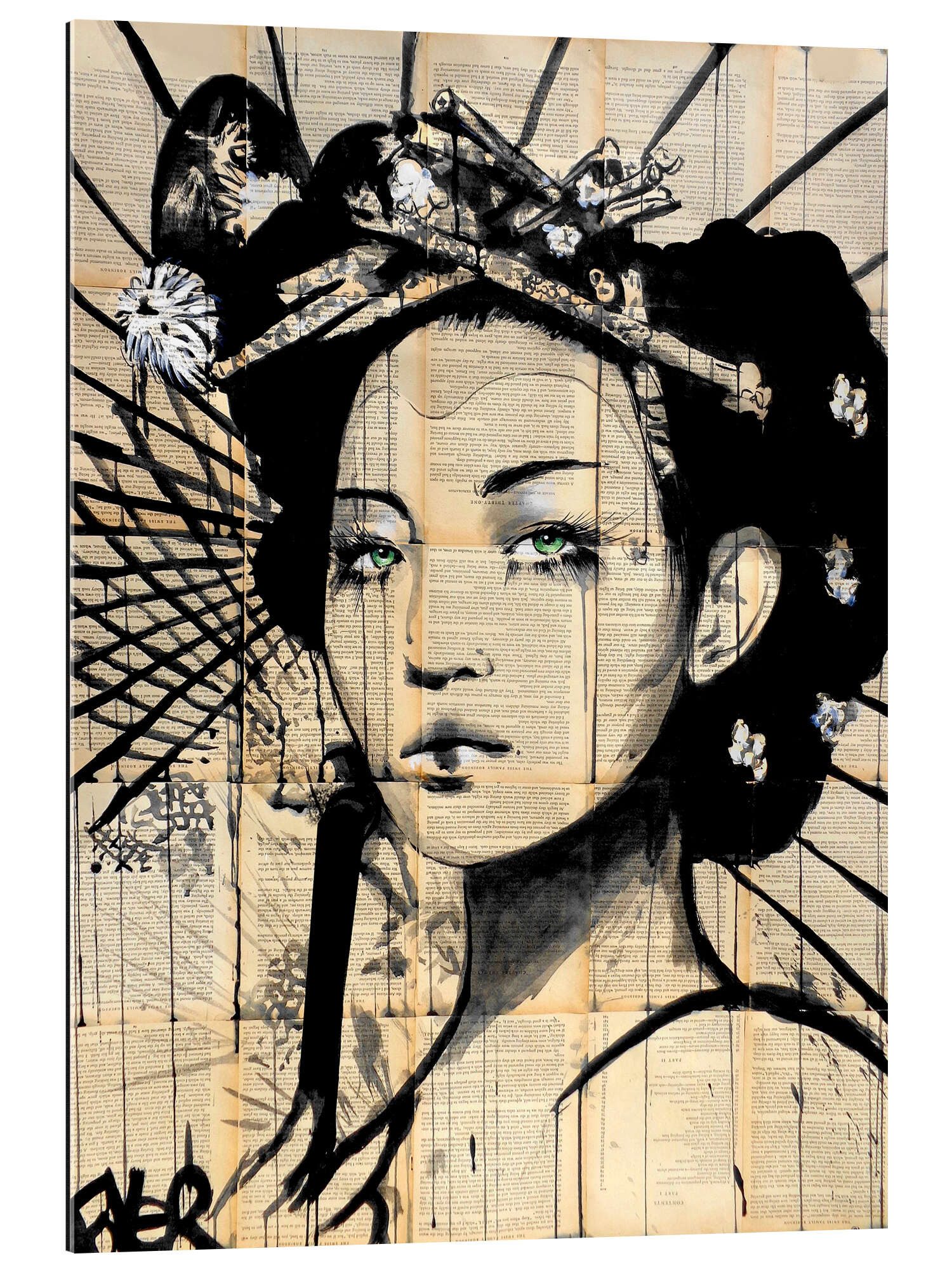 Posterlounge Xxl Wandbild Loui Jover Lotus Wohnzimmer Illustration