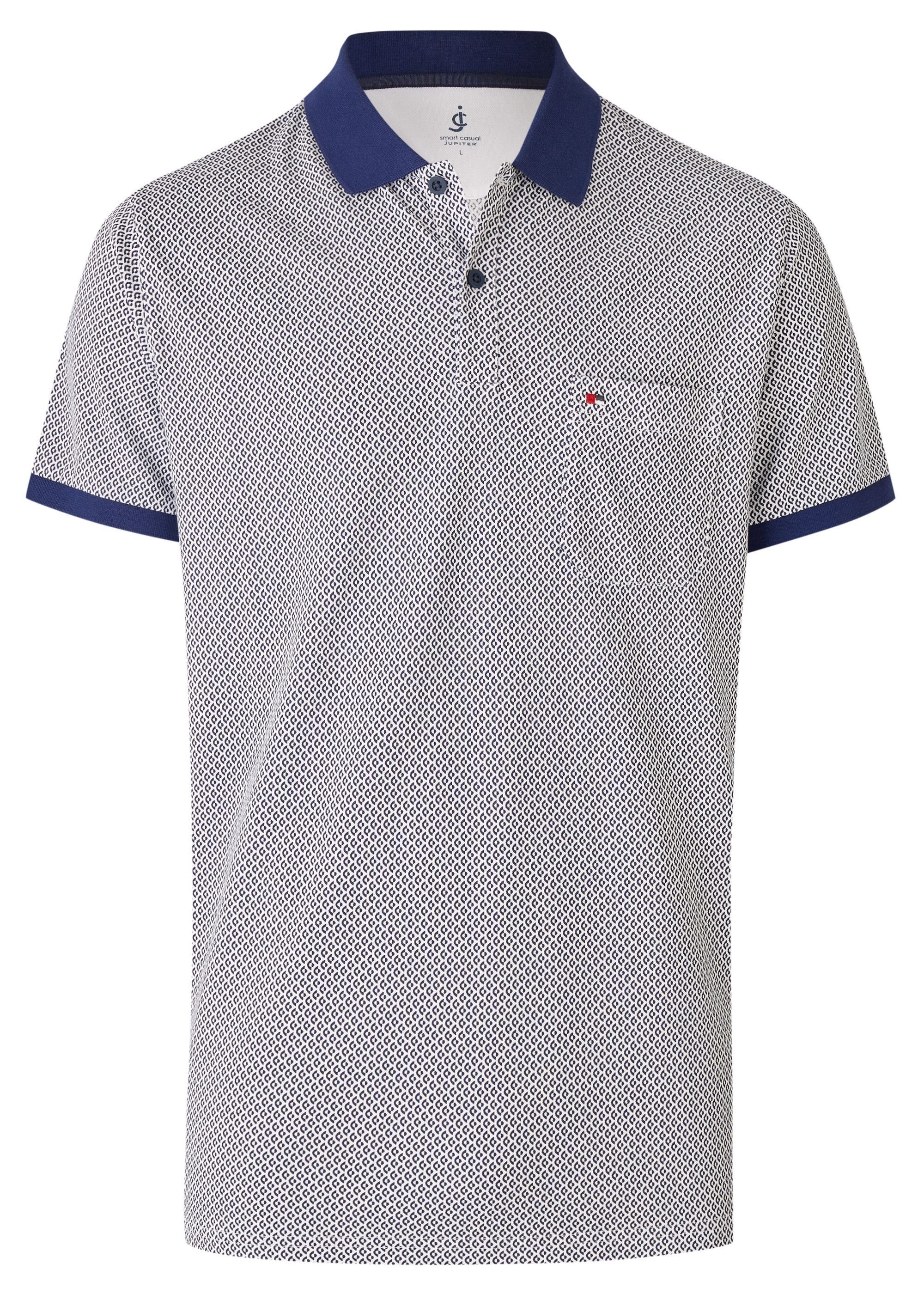 Jupiter Poloshirt mit Brusttasche, Hautfreundliche Baumwolle