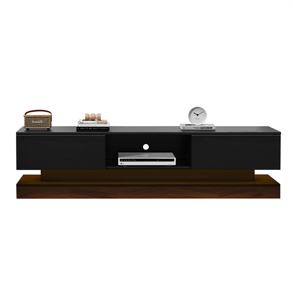 Sweiko Lowboard Hochglanz Tv Schranktv Boardfür 60 Zoll Fernseher Tv