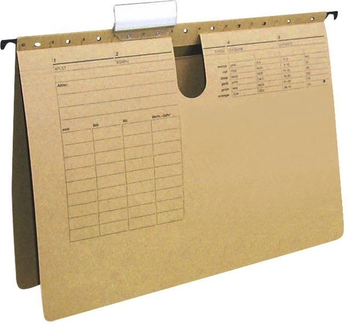 Connect Hefter Hängehefter A4 230g/qm Karton chamois