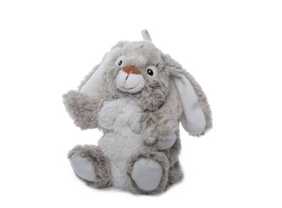 Inware Kuscheltier Inware Handpuppe Hase 22 Cm Grau