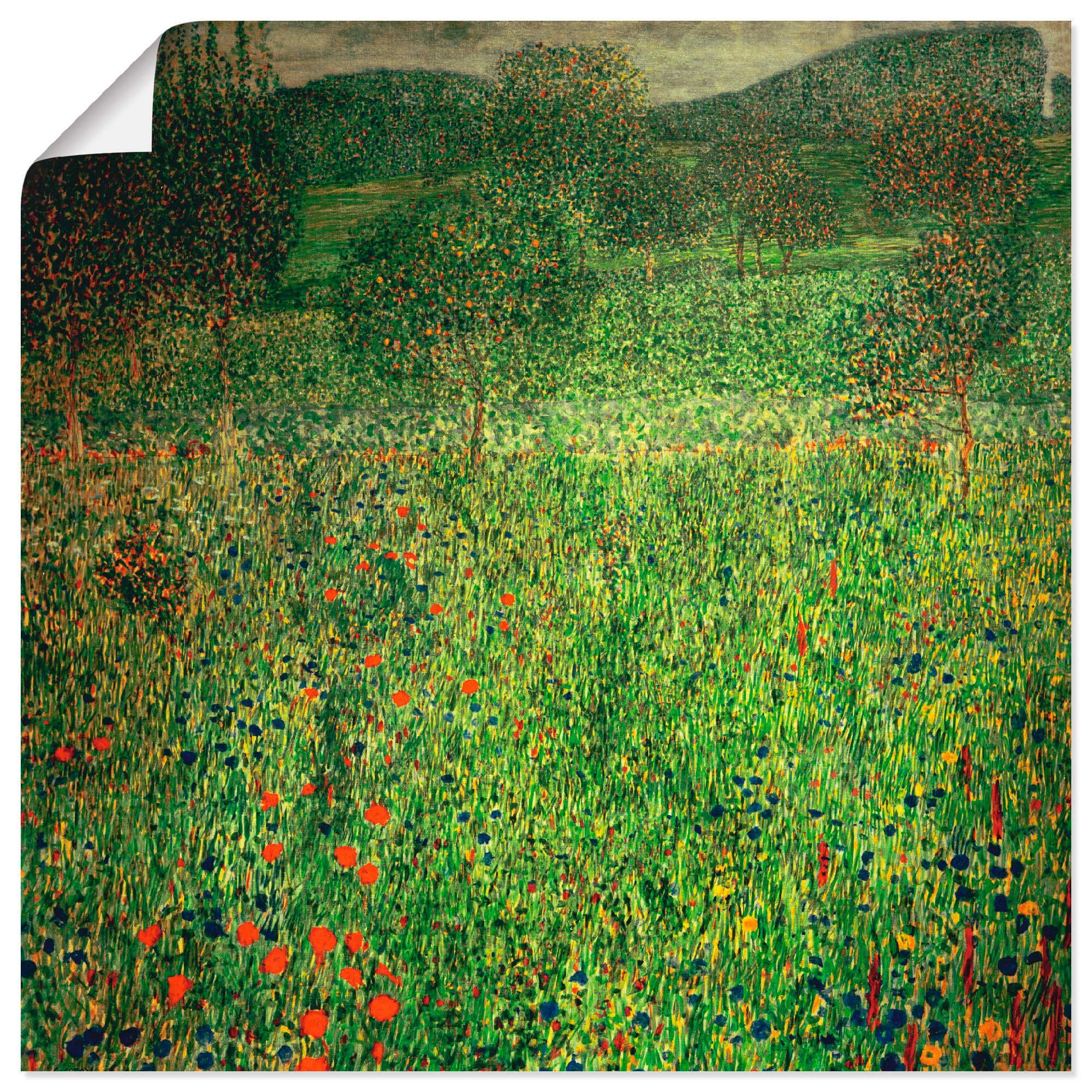 Artland Wandbild Gartenlandschaft Wiesen And Bäume 1 St Als