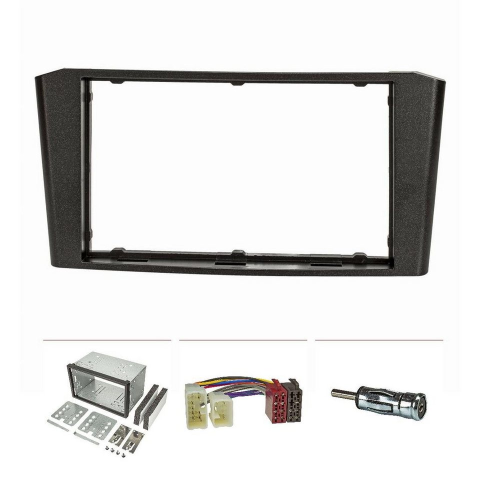 tomzz Audio Doppel DIN Radioblende Set passt für Toyota Avensis T25 Bj ... tomzz Audio Doppel DIN Radioblende Set passt für Toyota Avensis T25 Bj ...