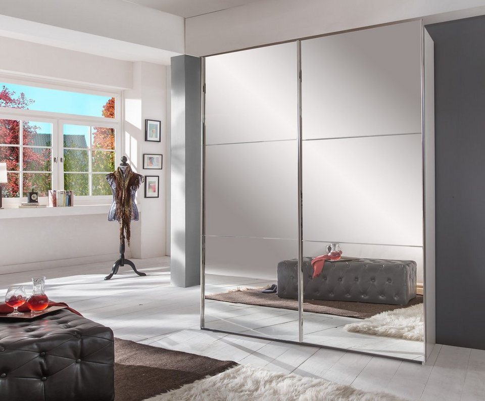 Freiraum Schwebetürenschrank Escape Bxh 200x236 Cm In Weiss Mit 2