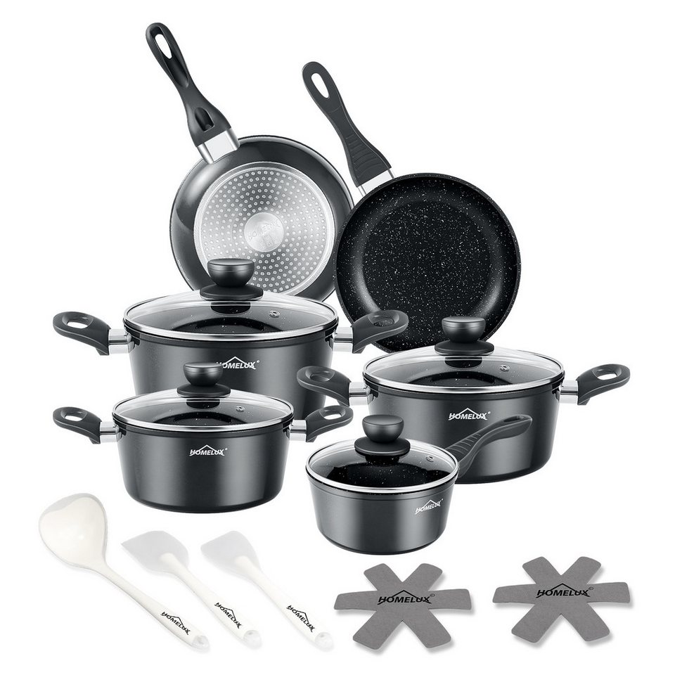 Homelux Topf Set Induktions Töpfe Set Classic Antihaftbeschichtung