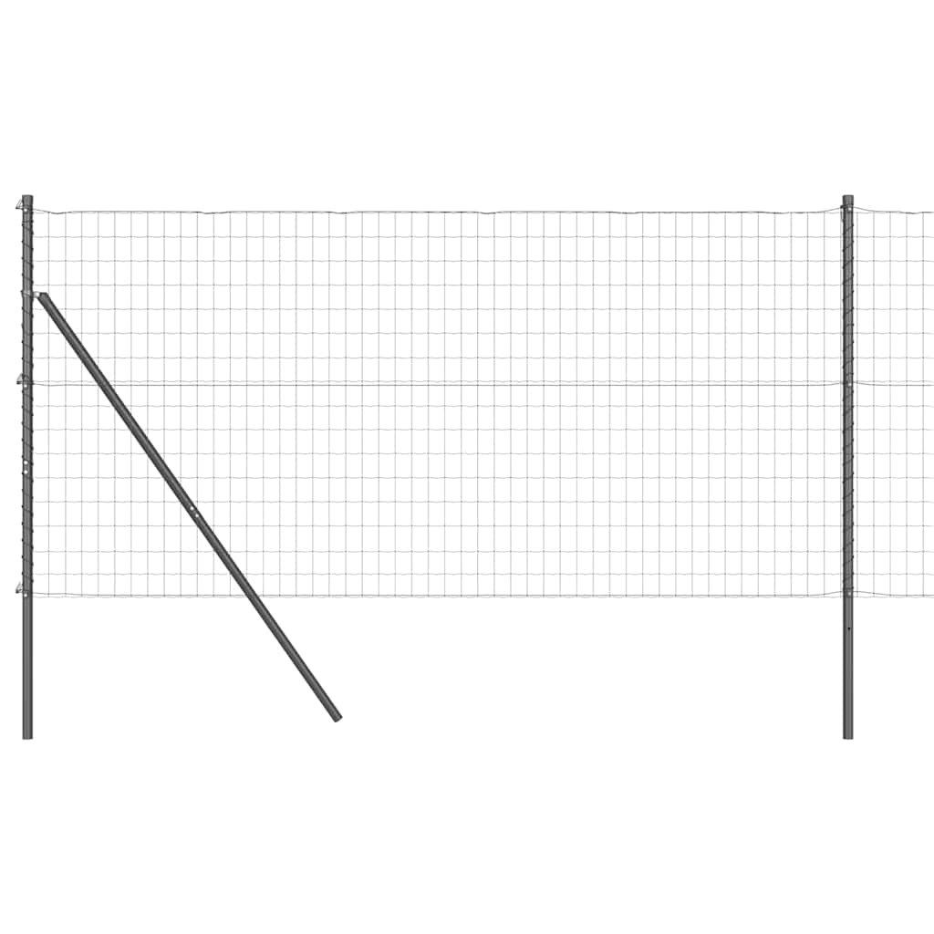 vidaXL Gartenzaun Ground Fix Geschweißter Drahtzaun 10 x 1,2 m (B x H ...
