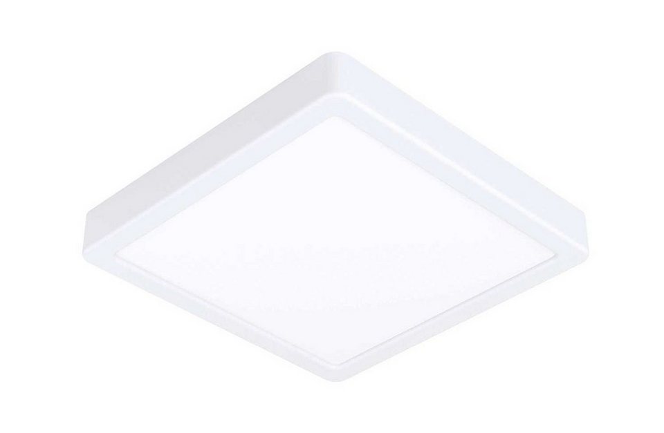 Eglo Led Deckenleuchte Fueva 1 Flammig 21 X 21 Cm Weiß Stahl Led